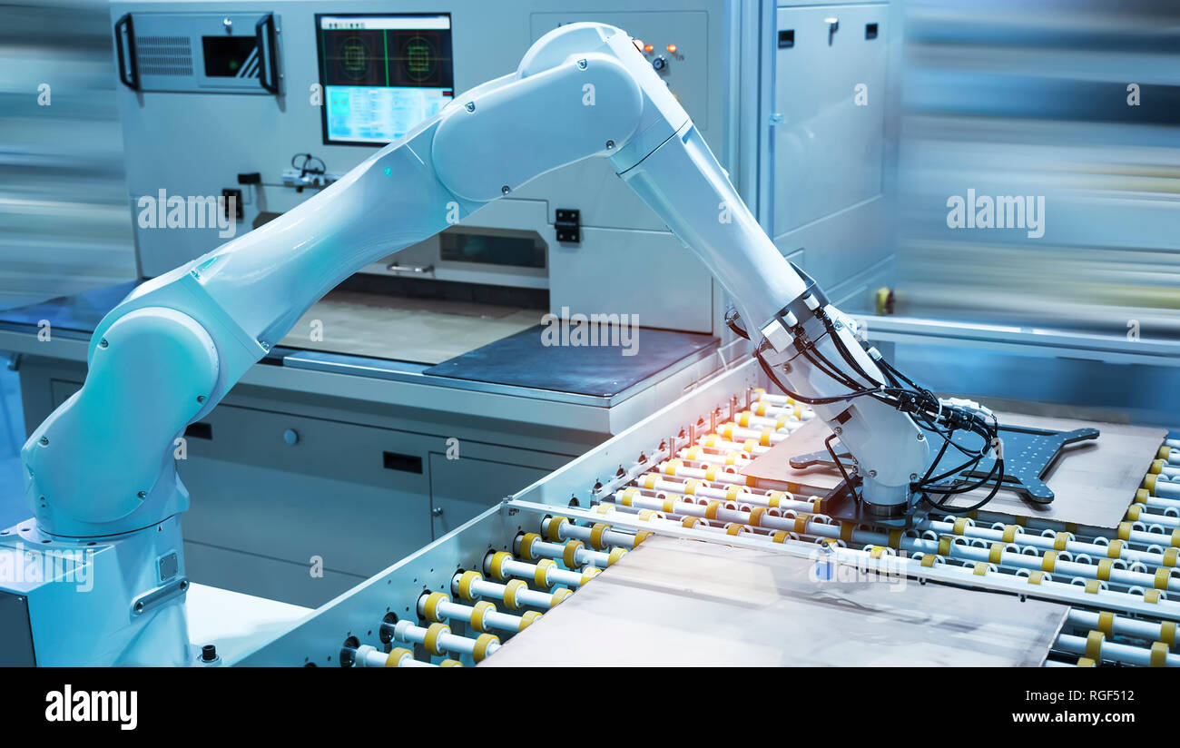 Automatisierung der Zusammenbau der Maschine computer Platine mit ...
