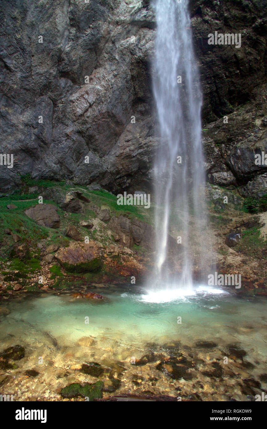 Wildensteiner Wasserfall, Obir, Karawanken, Österreich, Kärnten ...
