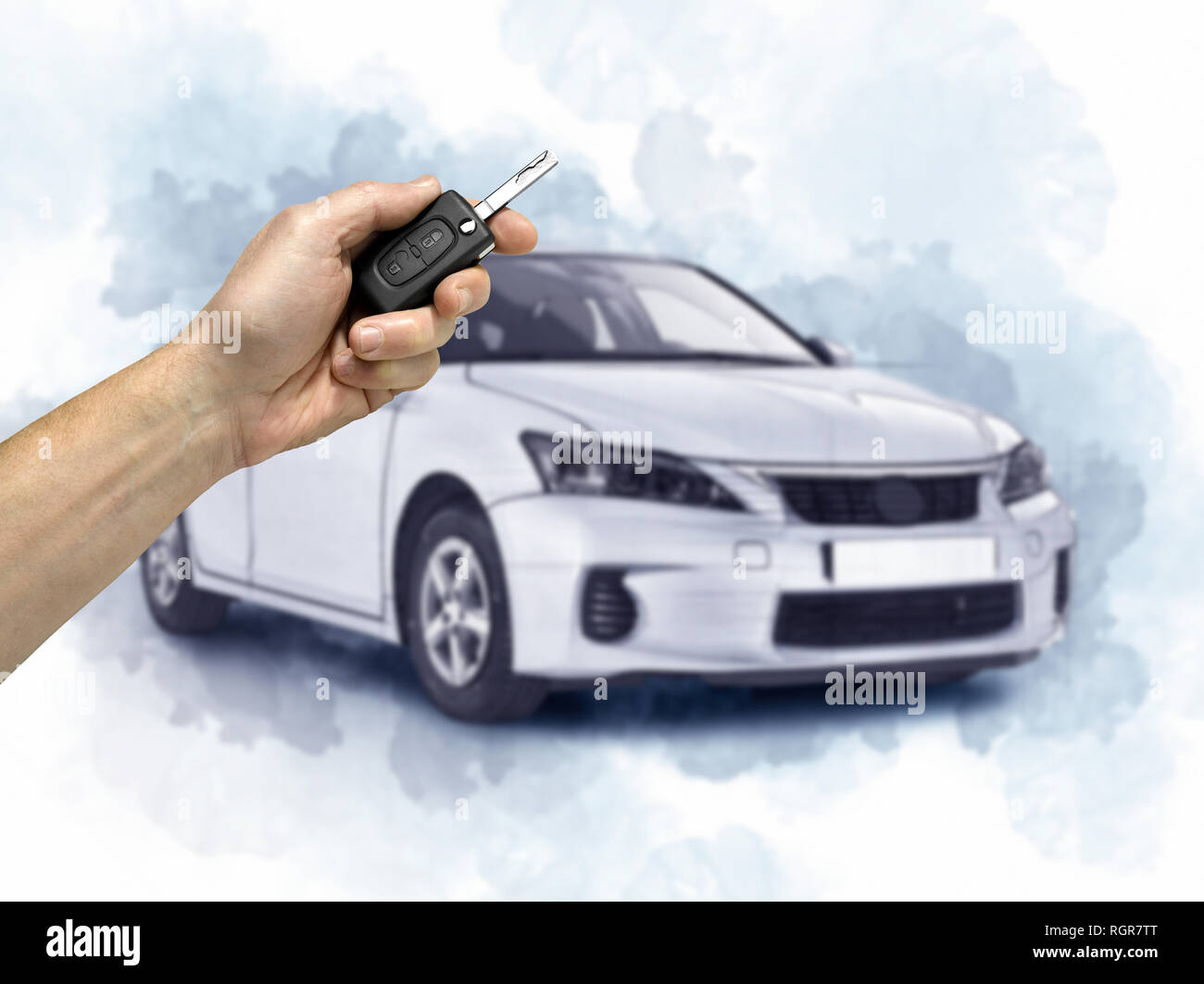 Auto Seitenansicht Skizze Stockfotos und -bilder Kaufen - Alamy