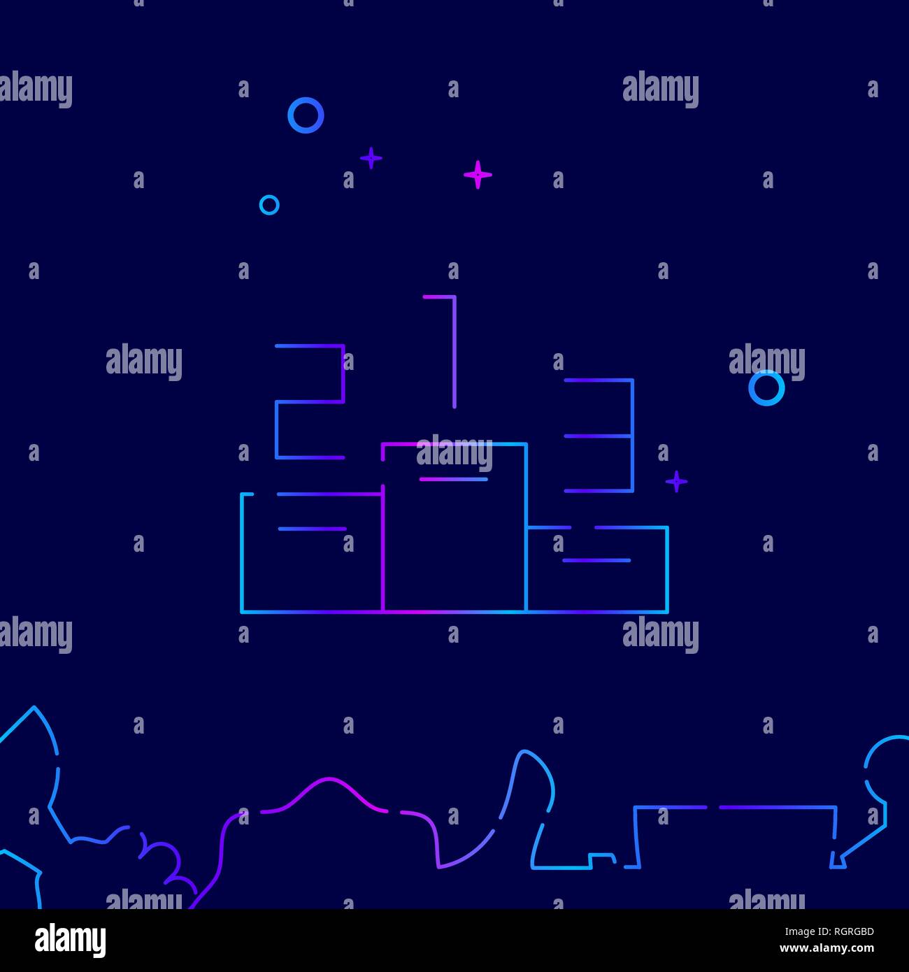 Siegertreppchen Vektor Symbol Leitung. Ersten, zweiten und dritten ...
