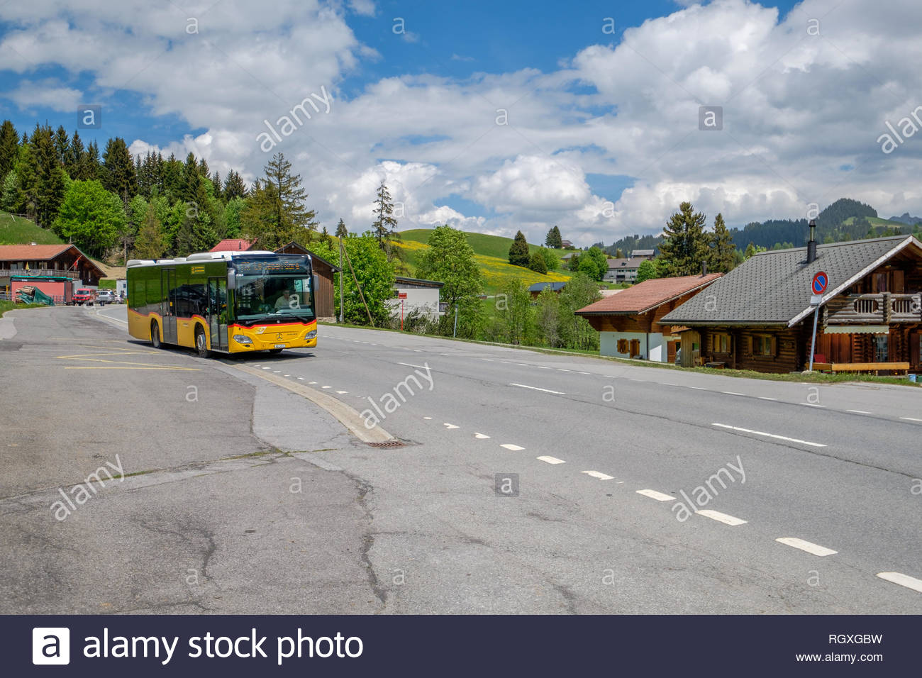Postauto Schweiz Stockfotos und -bilder Kaufen - Alamy
