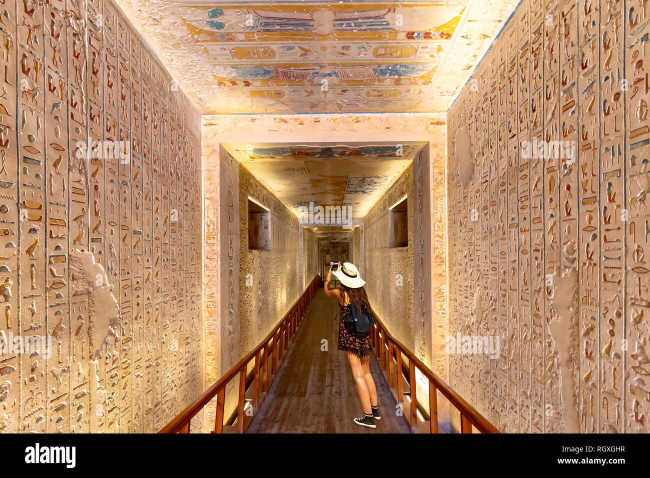Grab KV 11 ist das Grab des antiken ägyptischen Pharao Ramses III. Im ...