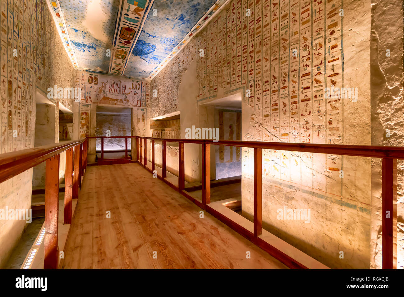 Grab KV 11 ist das Grab des antiken ägyptischen Pharao Ramses III. Im ...