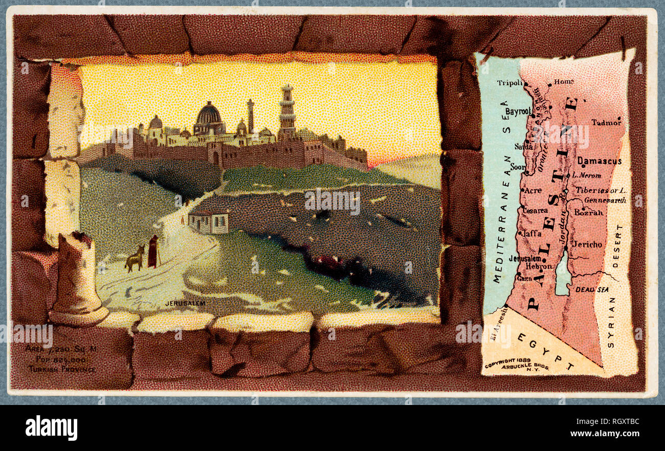 Alte palästina und israel karte -Fotos und -Bildmaterial in hoher ...