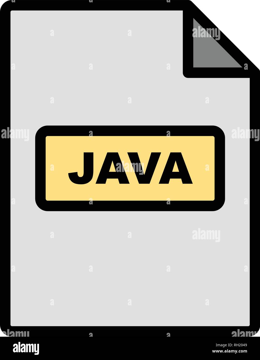 JAVA Vektor Icon Zeichen Symbol Vektor Illustration für den privaten ...
