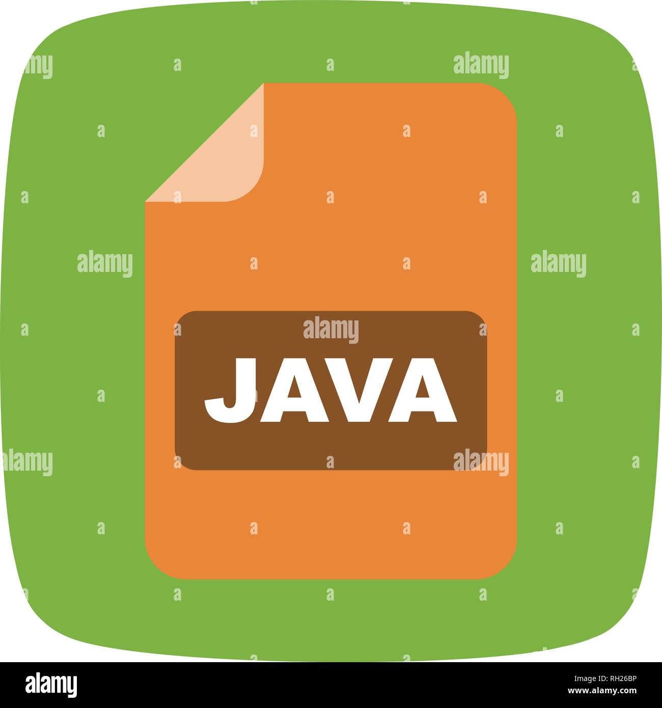 JAVA Vektor Icon Zeichen Symbol Vektor Illustration für den privaten ...