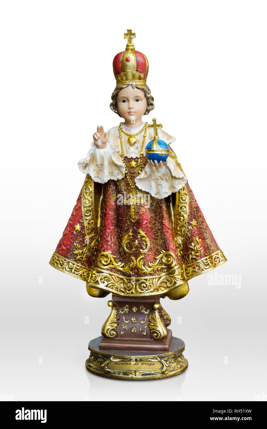 Statue des Hl. Joseph emotional berührt durch die Leidenschaft der ...