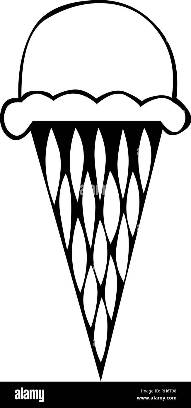 Eis vektor Symbol auf Hintergrund isoliert. Trendy süße Symbol. Logo ...