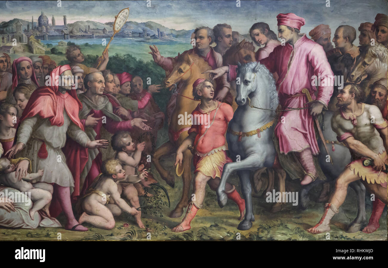 Sala di cosimo il vecchio -Fotos und -Bildmaterial in hoher Auflösung ...