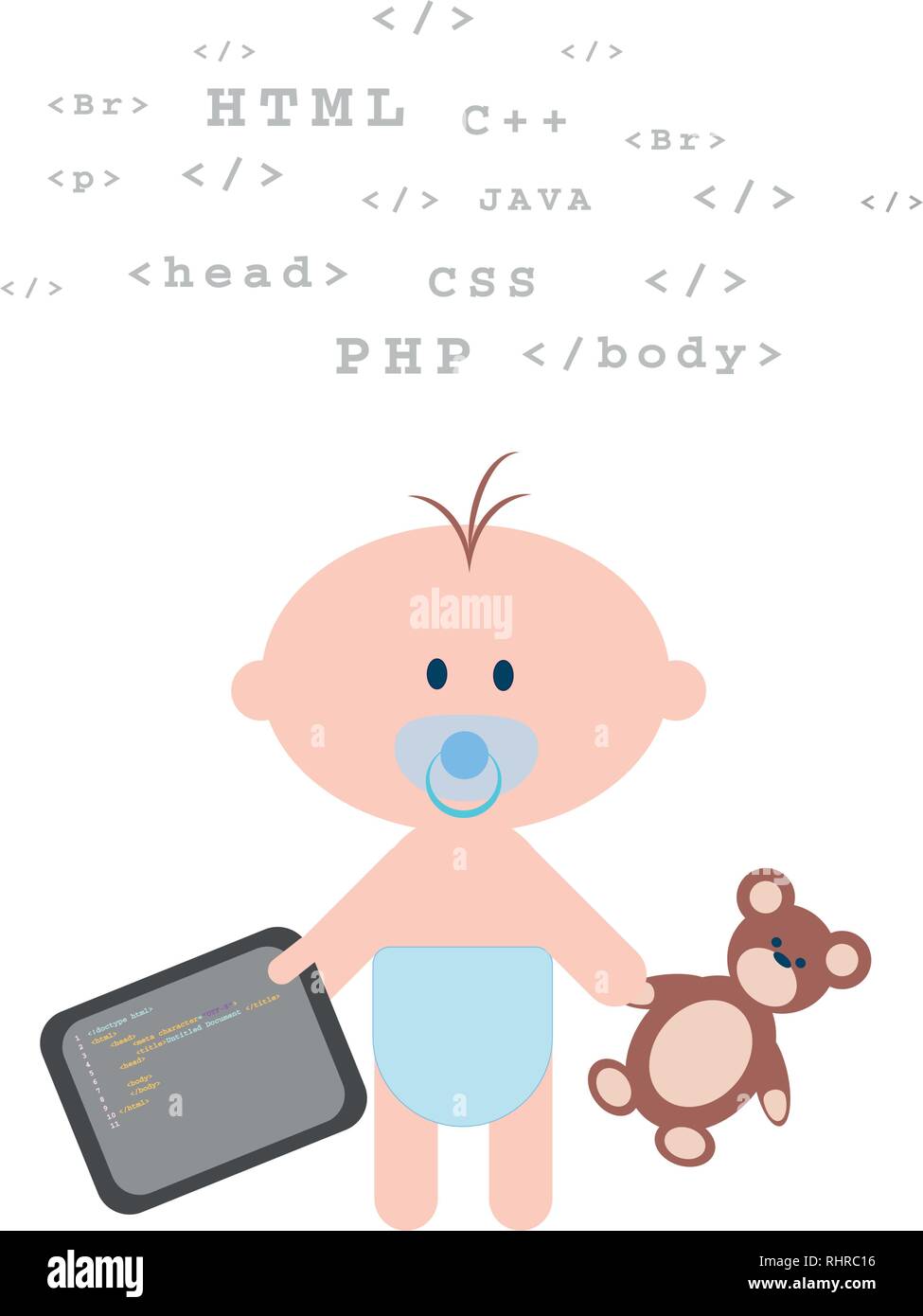 Coding at school Stock-Vektorgrafiken kaufen - Alamy