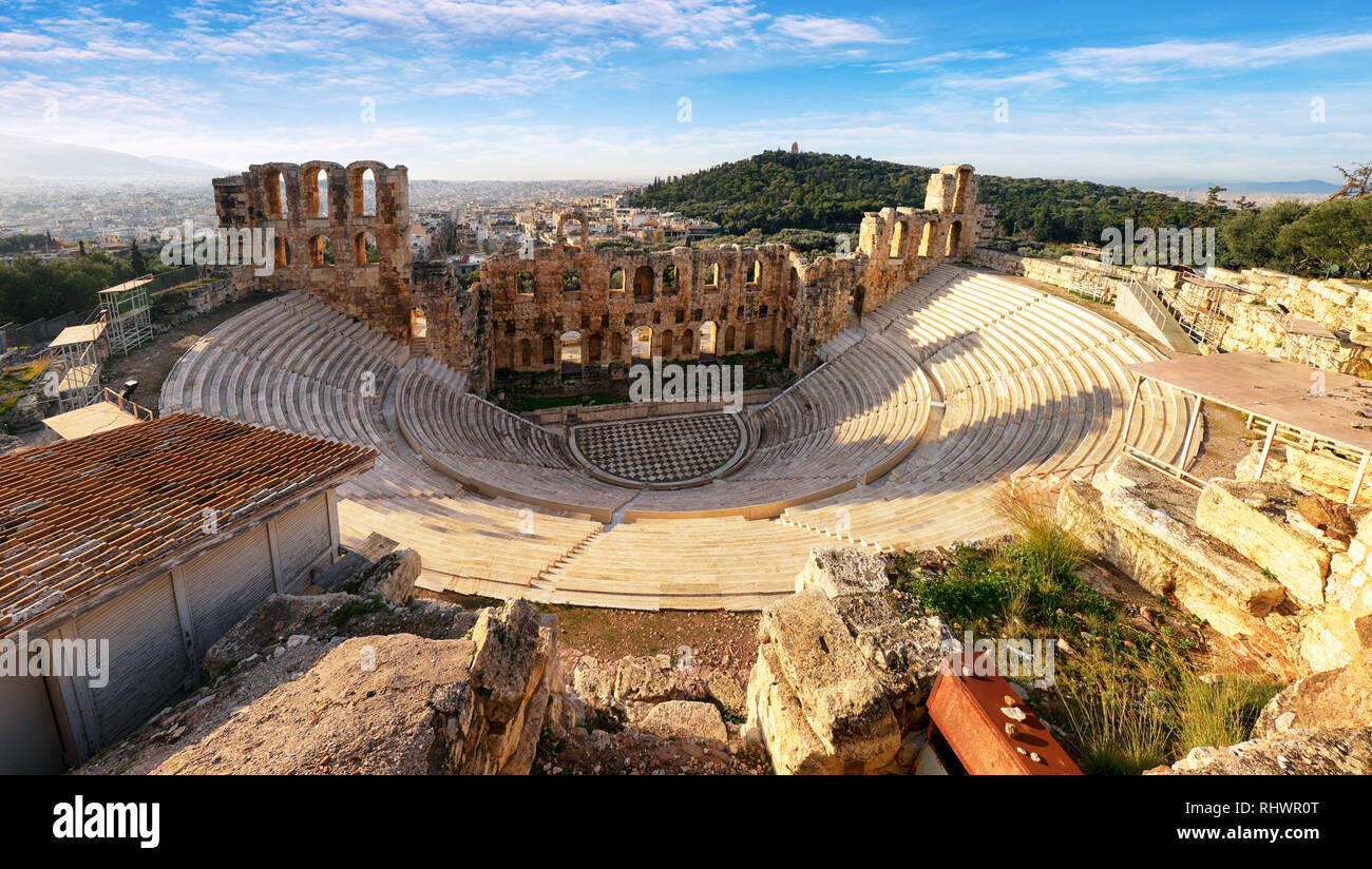 Ruinen des antiken theaters in der akropolis -Fotos und -Bildmaterial ...