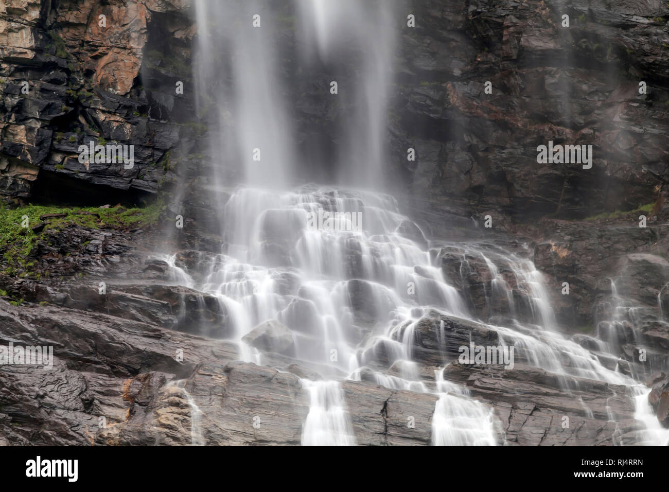Fallbach Wasserfall im Maltatal Kärnten, K Stockfotografie - Alamy