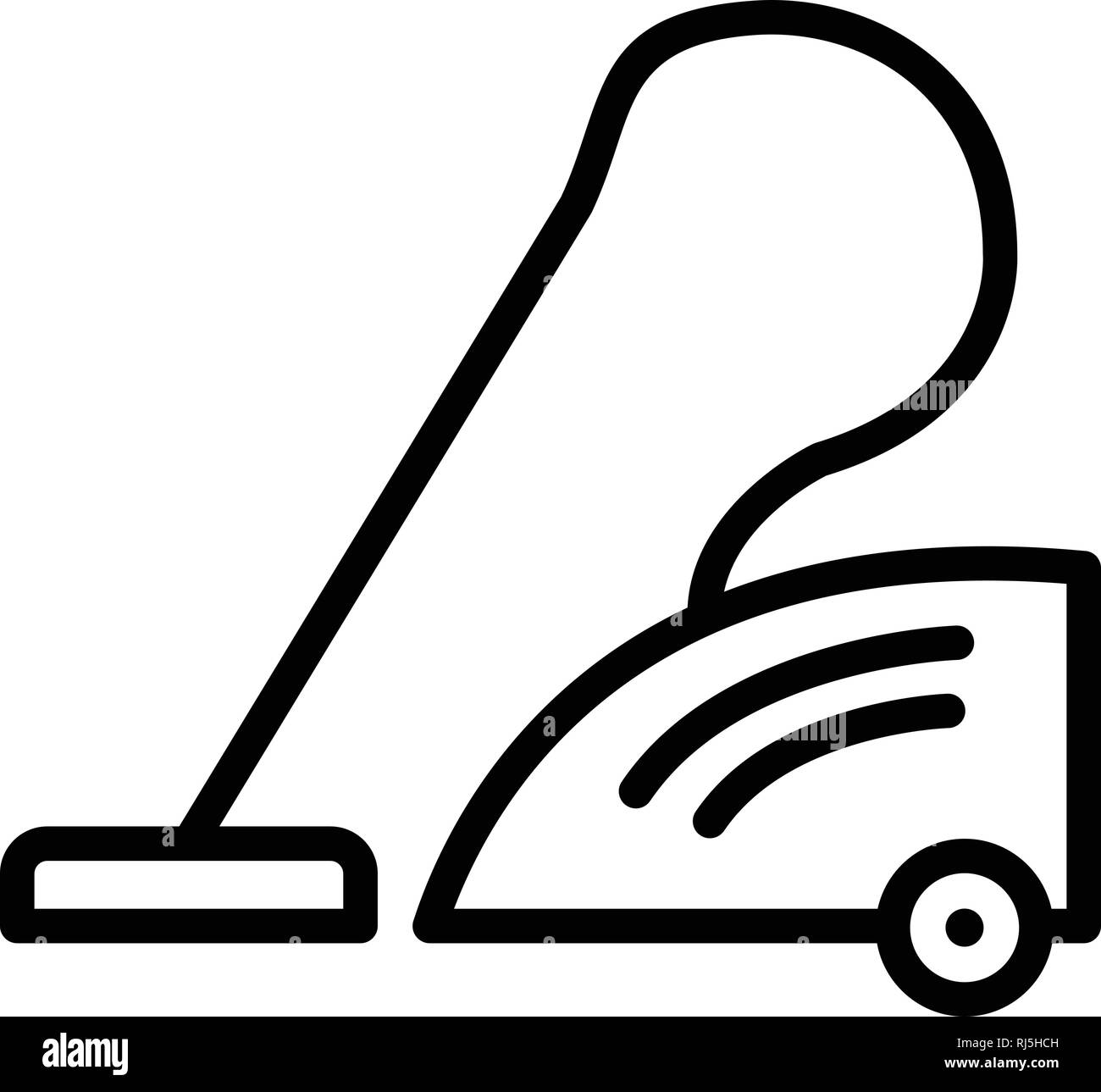 Staubsauger Vektor Icon Zeichen Symbol Vektor Illustration für den ...