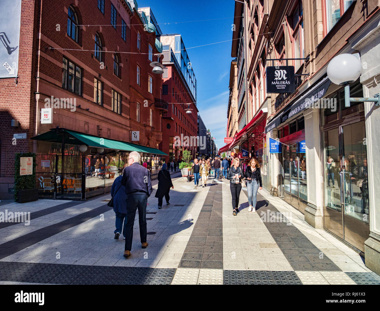 Drottninggatan Stockholm Schweden Stockfotos und -bilder Kaufen - Alamy