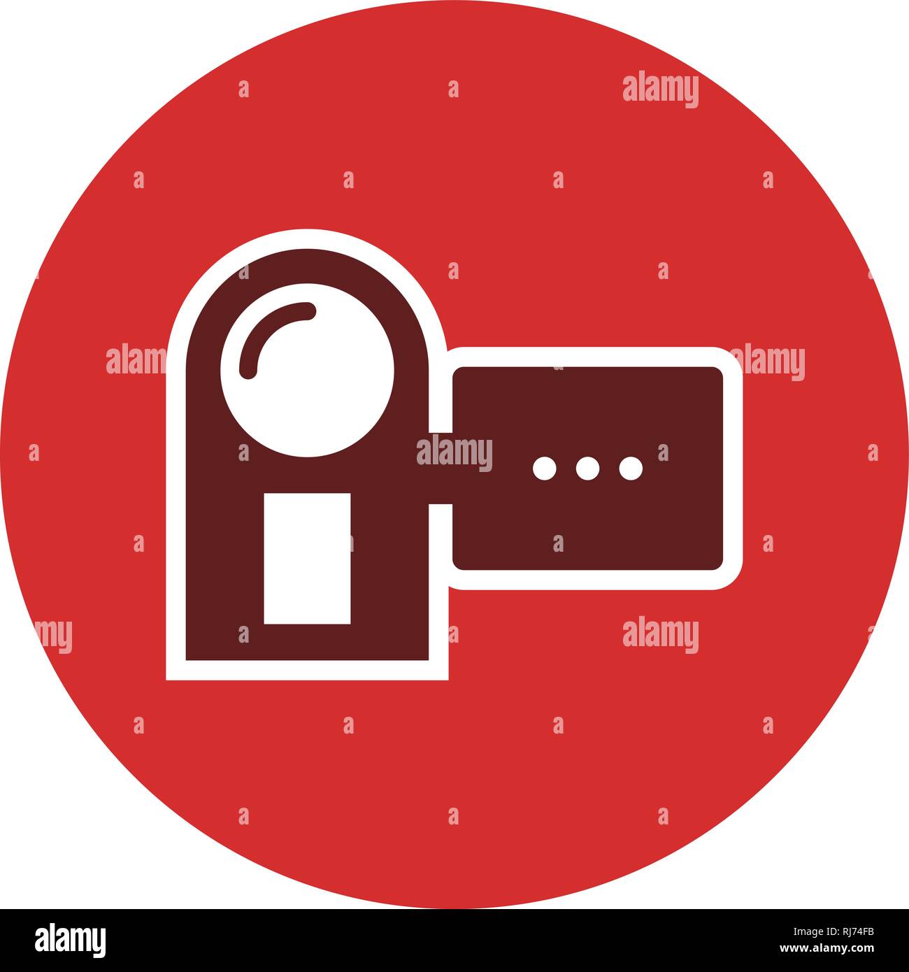 Handycam symbol Stock-Vektorgrafiken kaufen - Alamy