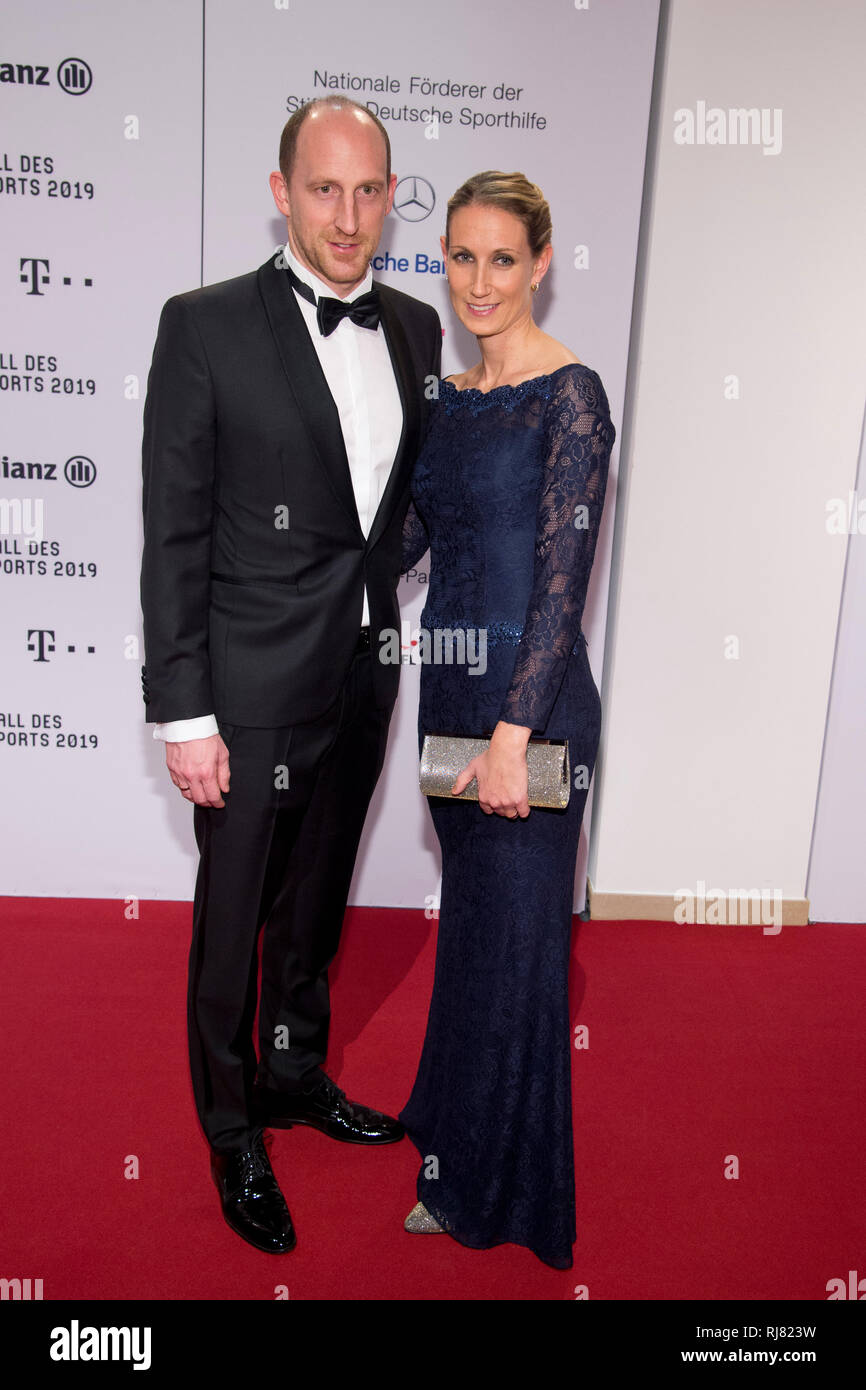 Thomas LURZ, Schwimmer, mit Frau Annette, roter Teppich, Red Carpet ...