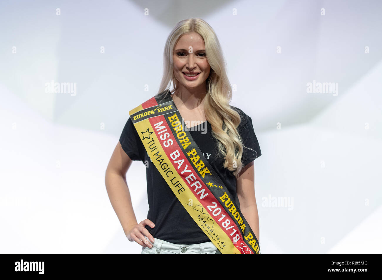Rust, Deutschland. 04 Feb, 2019. Verena Mann (Miss Bayern), Kandidaten ...