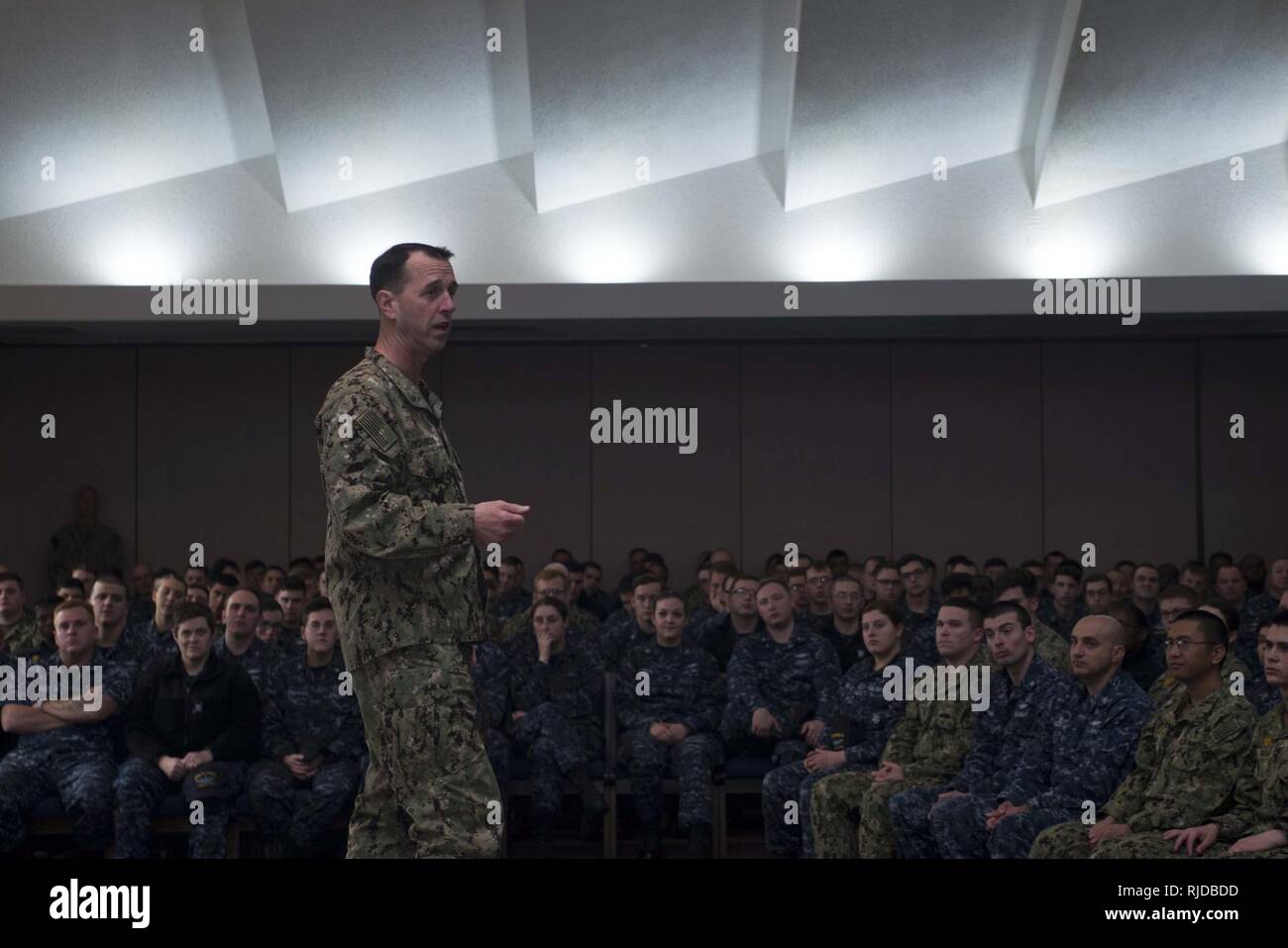 KINGS Bay, Ga (Jan. 24 2018) Leiter der Marineoperationen Adm. John ...
