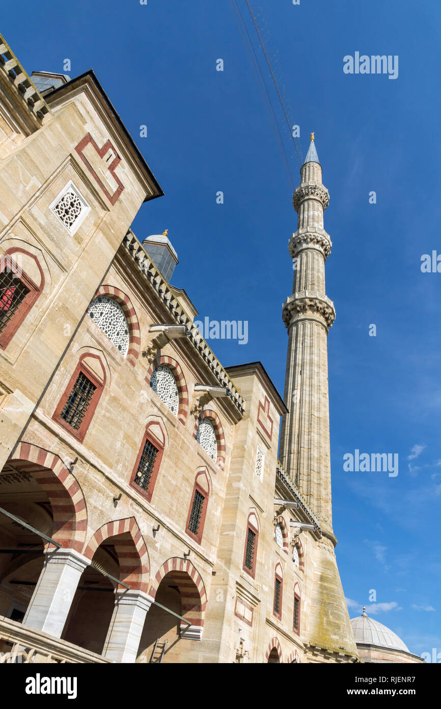 EDIRNE, Türkei - 26. MAI 2018: Selimiye Moschee - Die zweitgrößte ...