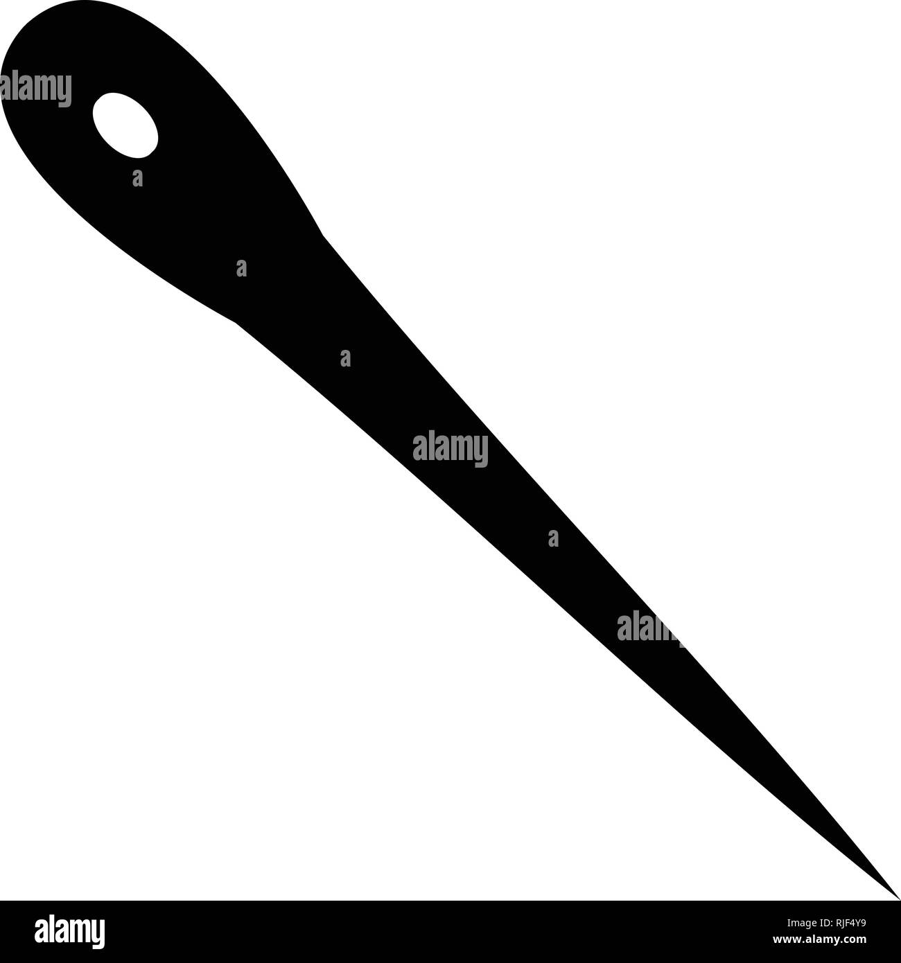 Nadel Vektor Icon Zeichen Symbol Vektor Illustration für den privaten ...