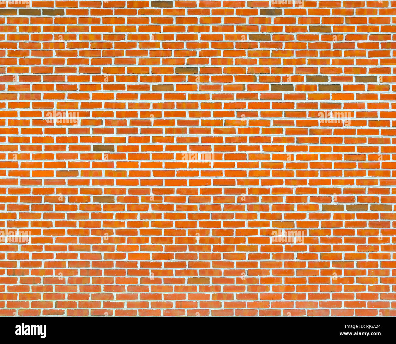 Red Brick Wall White Joints Stockfotos & Red Brick Wall White Joints ...