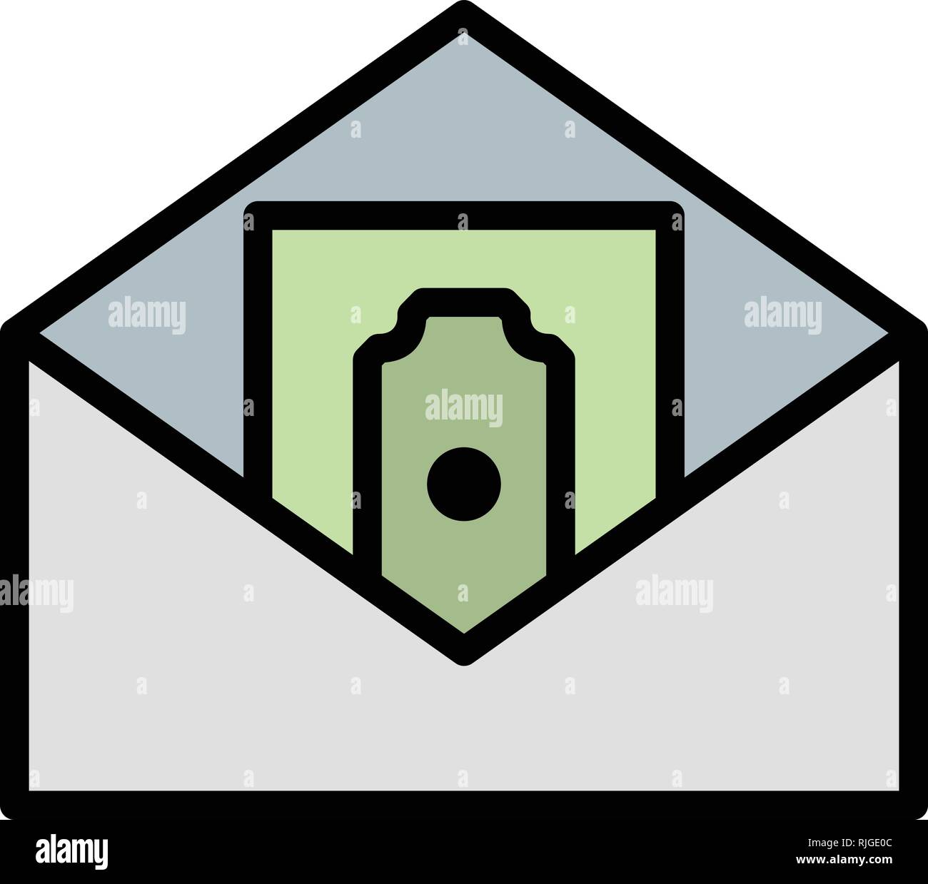 Geld senden Vektor Icon Zeichen Symbol Vektor Illustration für den ...