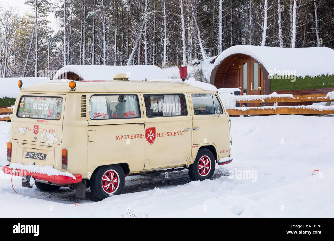 Microlodges unterkunft im glencoe mountain resort -Fotos und ...