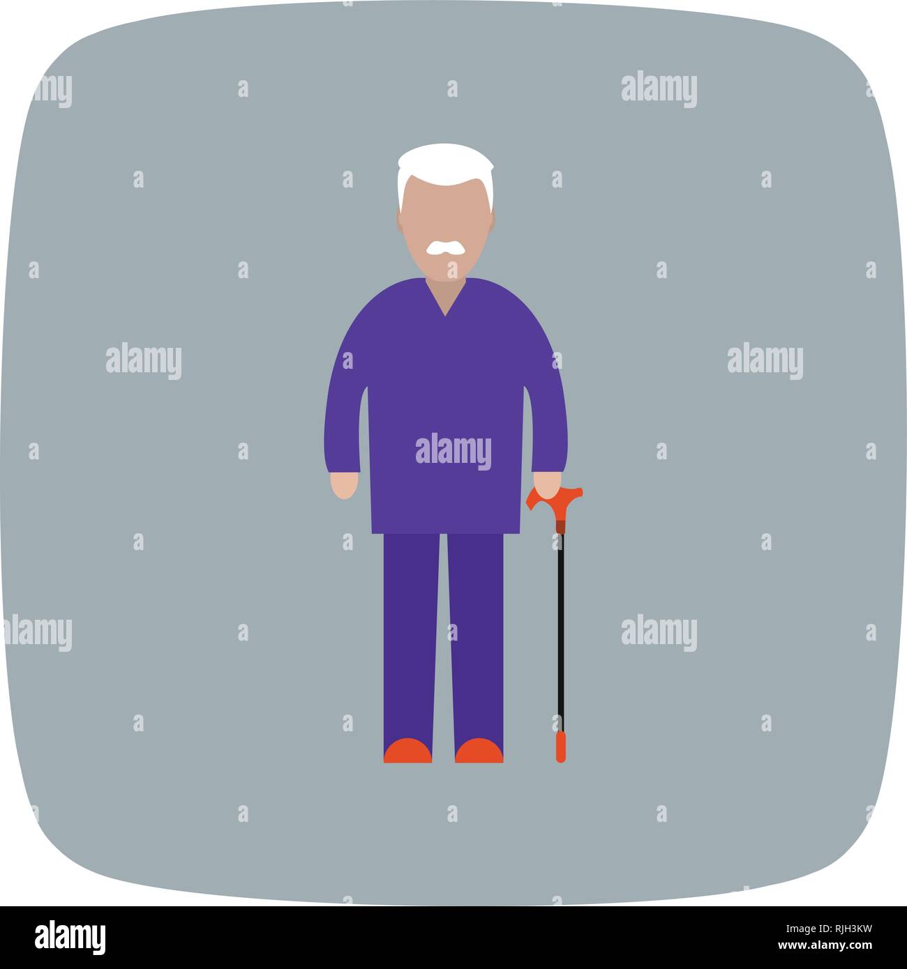 Pension Vektor Icon Zeichen Symbol Vektor Illustration für den privaten ...