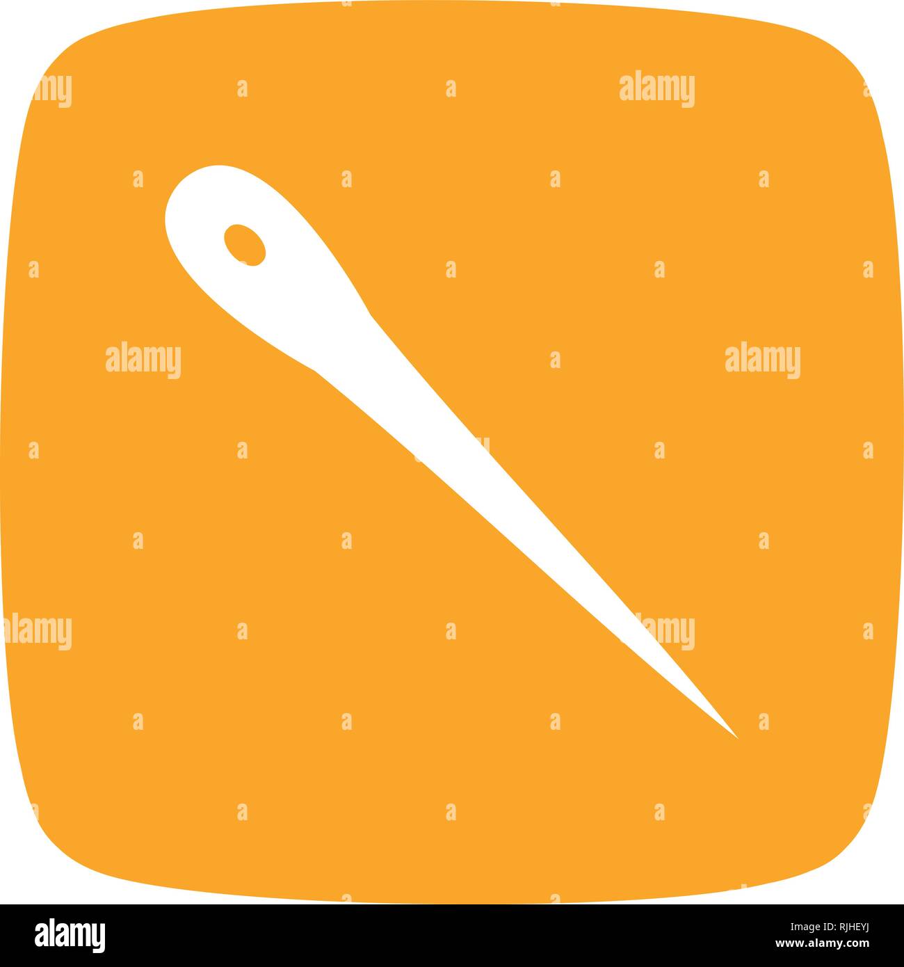 Needle Thread Icon Sewing Sign Stockfotos & Needle Thread Icon Sewing ...