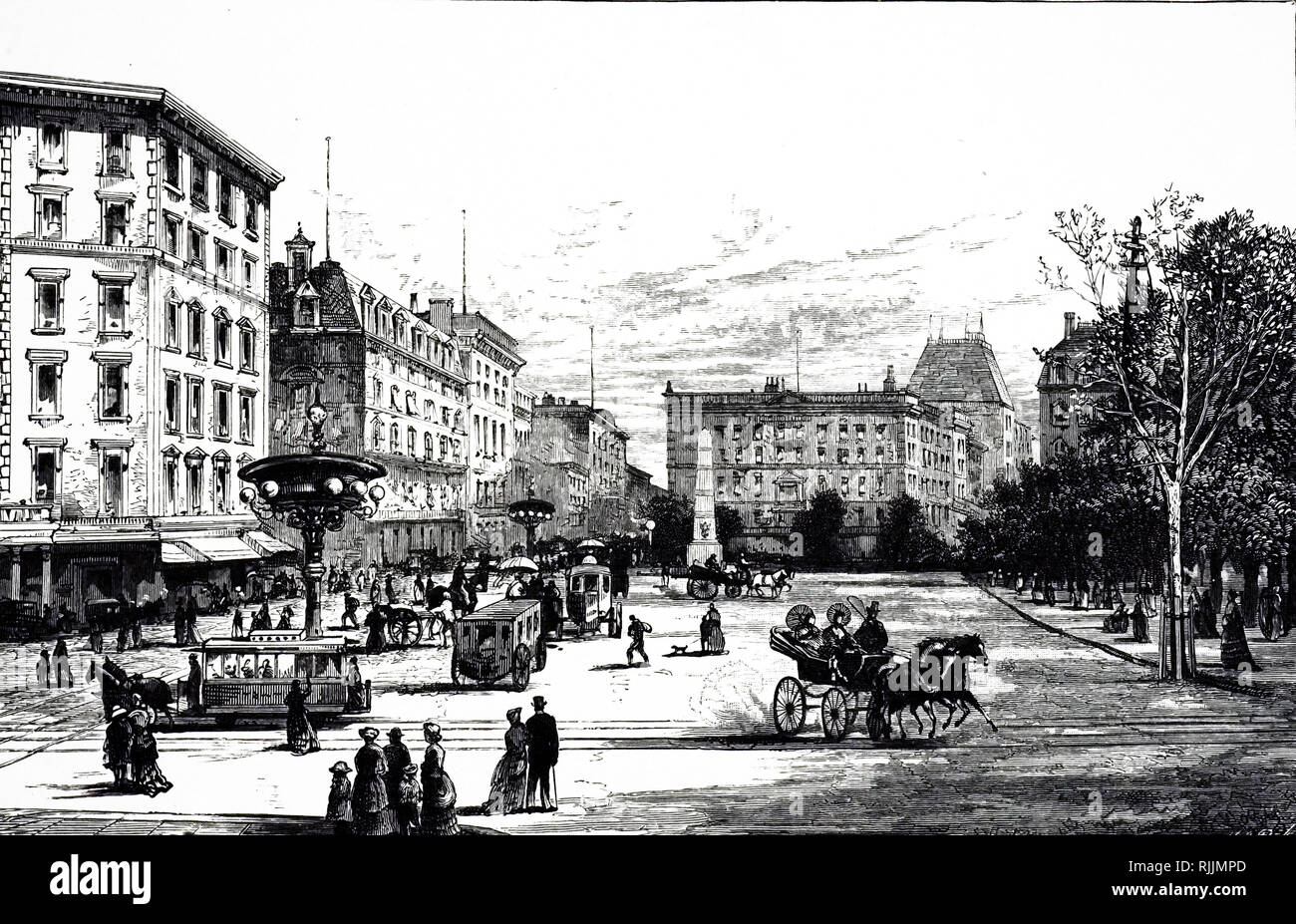 19th century new york -Fotos und -Bildmaterial in hoher Auflösung – Alamy