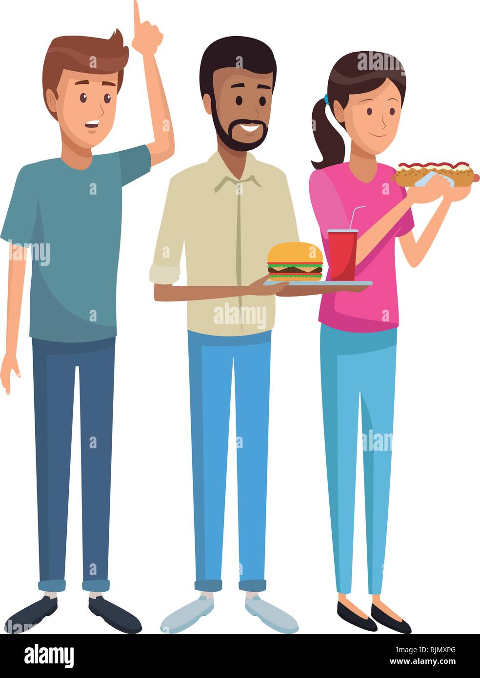 Menschen cartoon Stock-Vektorgrafiken kaufen - Alamy