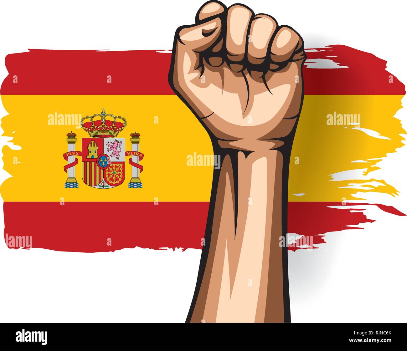 Spanischer protest Stock-Vektorgrafiken kaufen - Alamy
