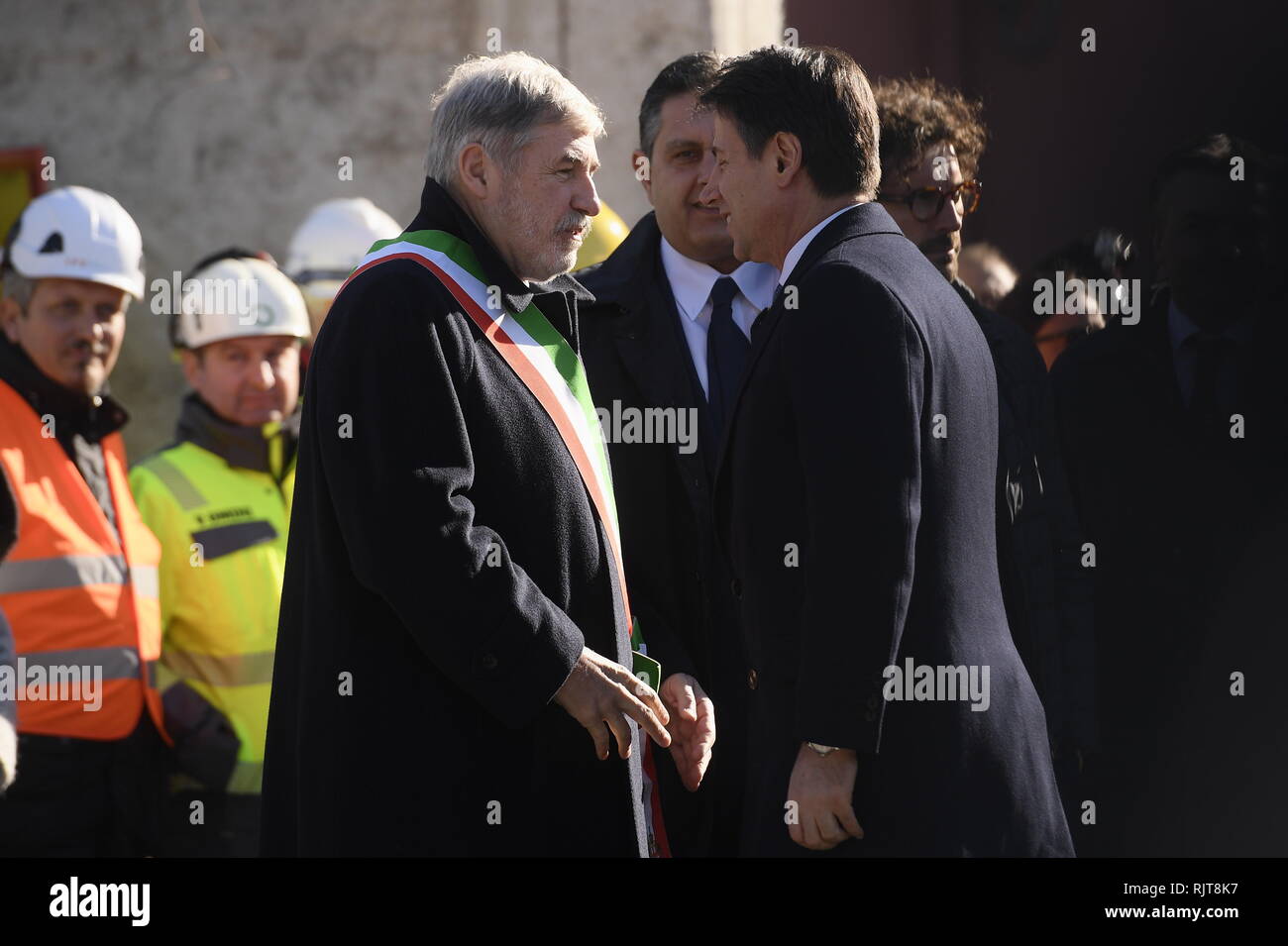 Foto Fabio Ferrari/LaPresse 08 02 2019 Genova, Italia News Demolizione ...