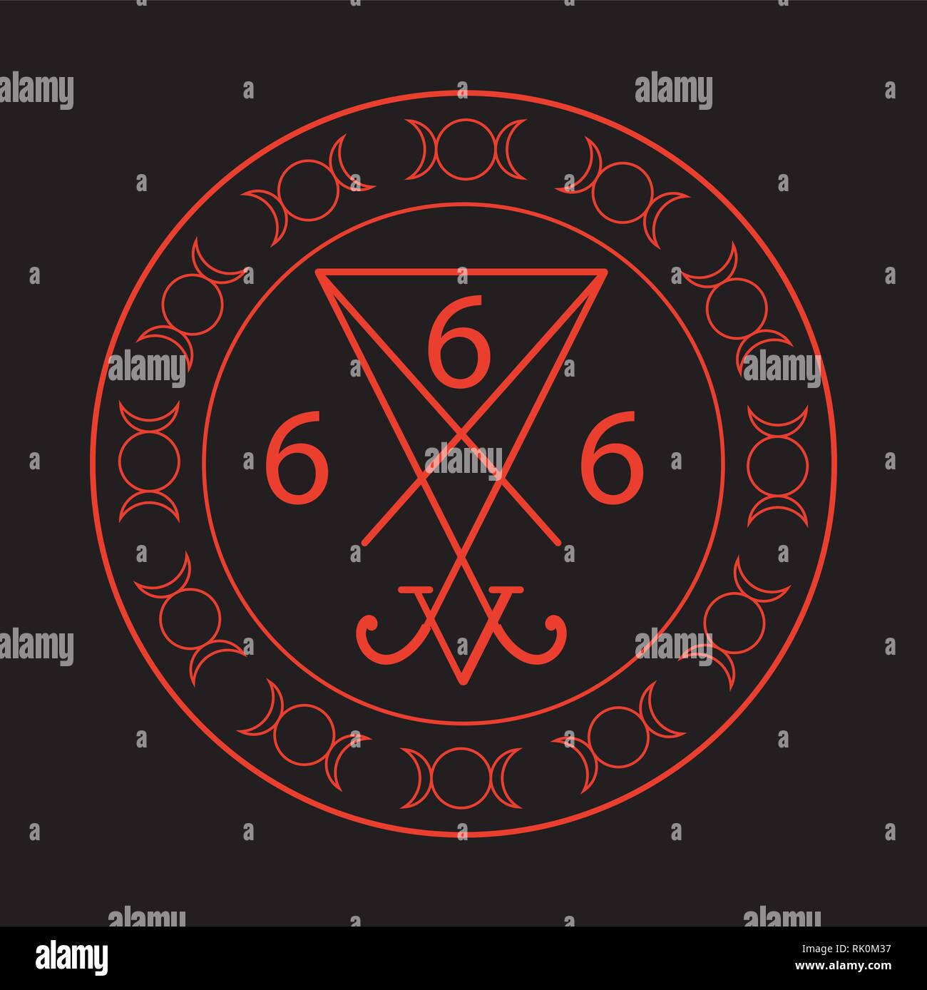 Symbol Des Satanismus Stockfotos und -bilder Kaufen - Alamy