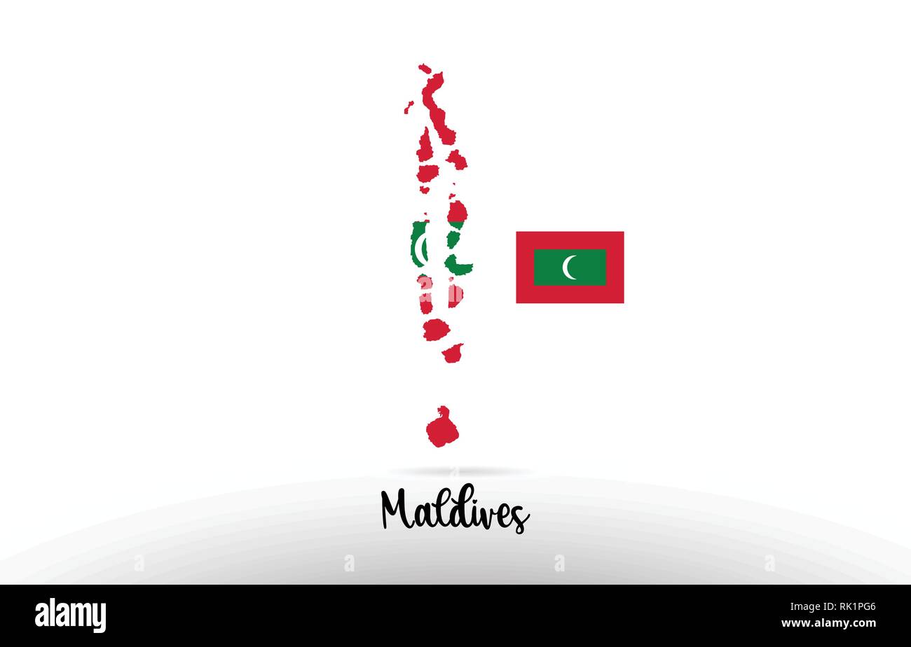 Karte von malediven Stock-Vektorgrafiken kaufen - Alamy