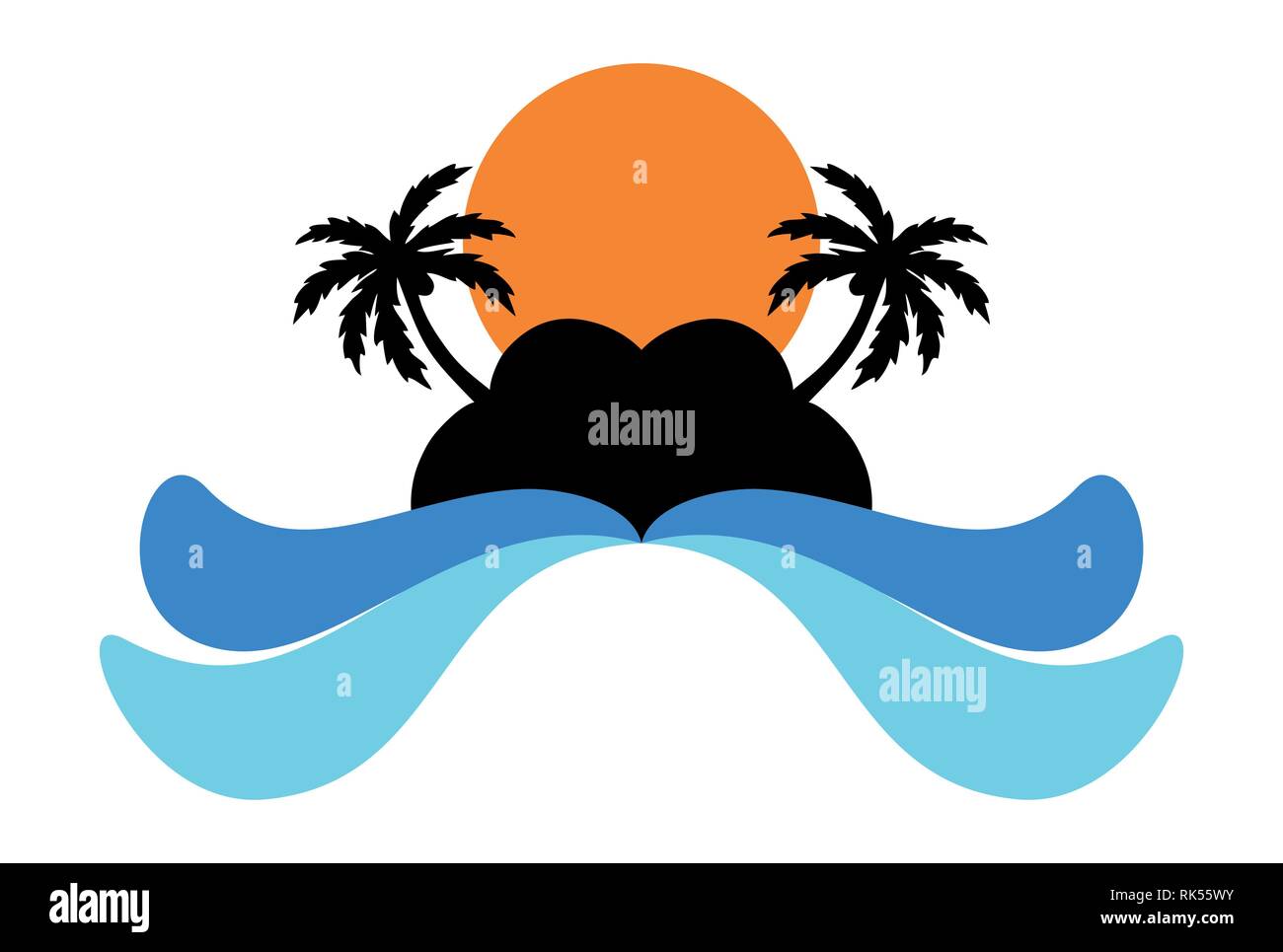 Insel logo -Fotos und -Bildmaterial in hoher Auflösung – Alamy