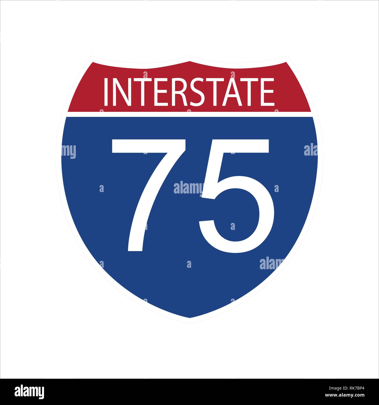 Highway 75 Stock-Vektorgrafiken kaufen - Alamy