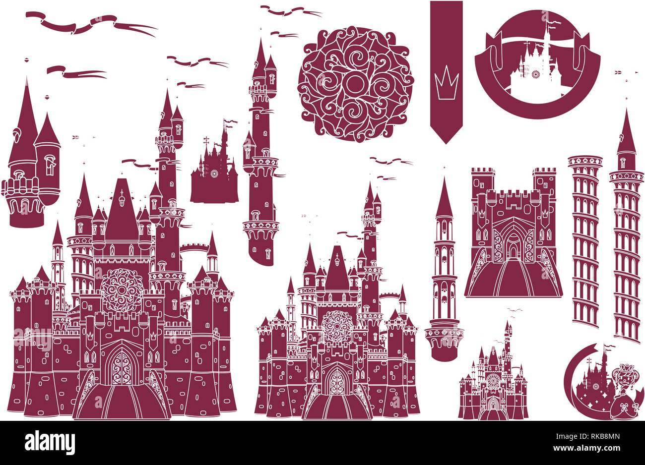 Mittelalterliche beobachtung Stock-Vektorgrafiken kaufen - Alamy