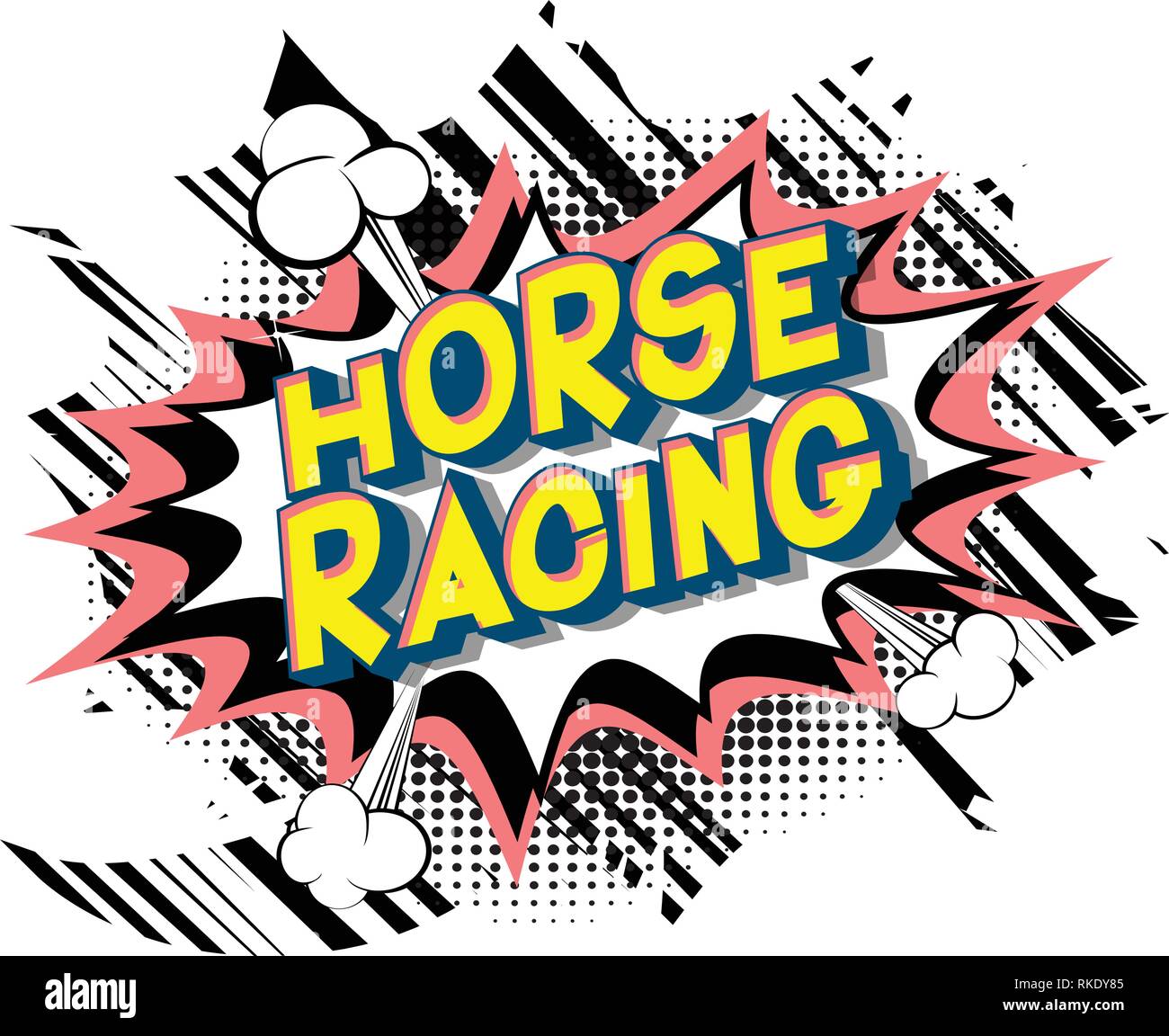 Pferderennen detail Stock-Vektorgrafiken kaufen - Alamy