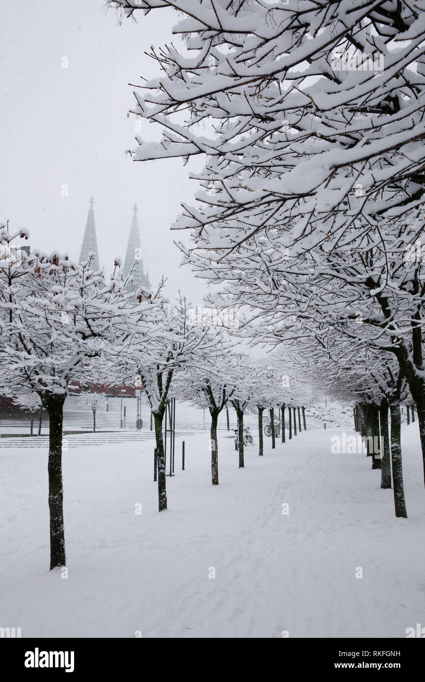 Köln rheingarten winter -Fotos und -Bildmaterial in hoher Auflösung – Alamy