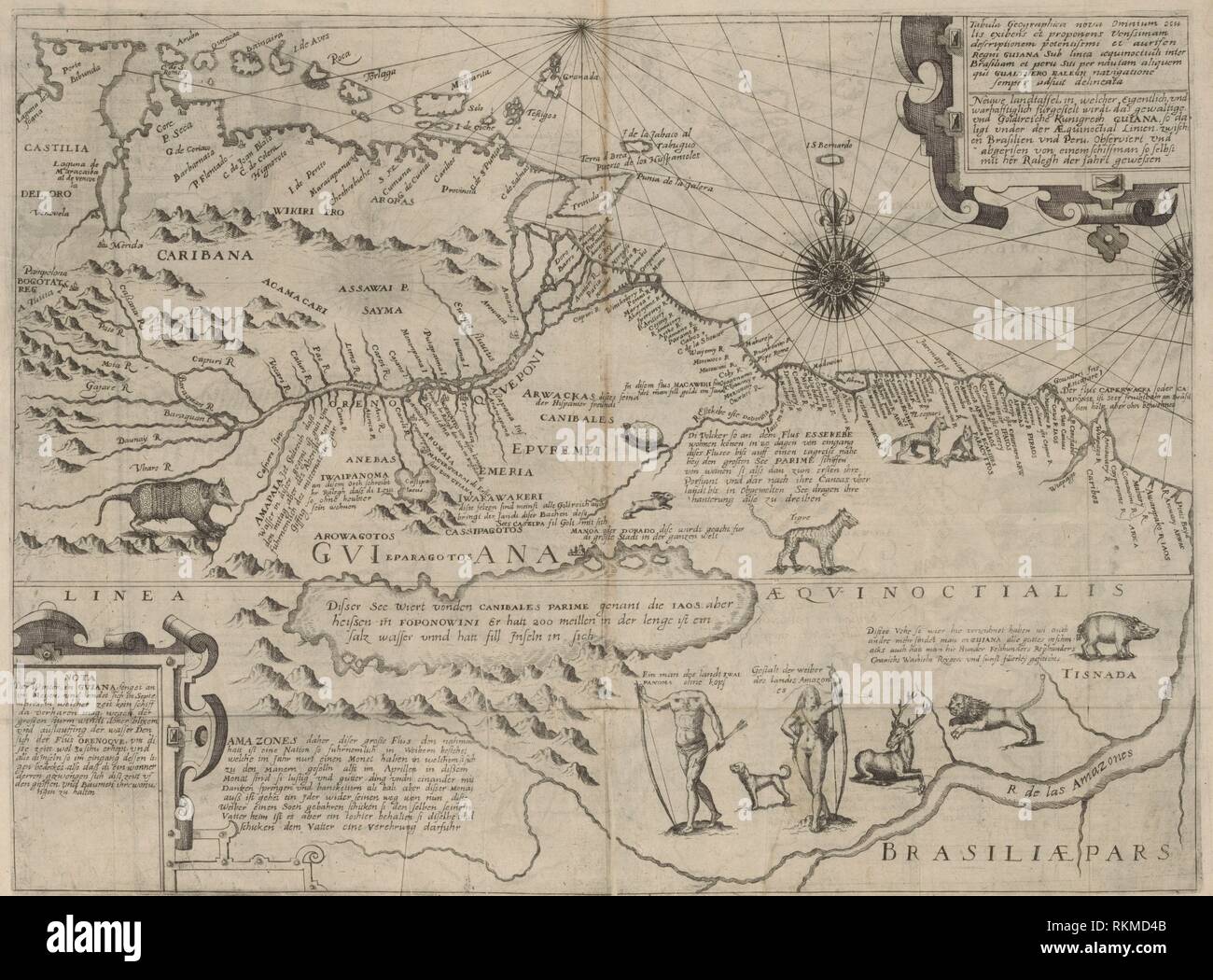 Karte von amerika 1596 -Fotos und -Bildmaterial in hoher Auflösung – Alamy