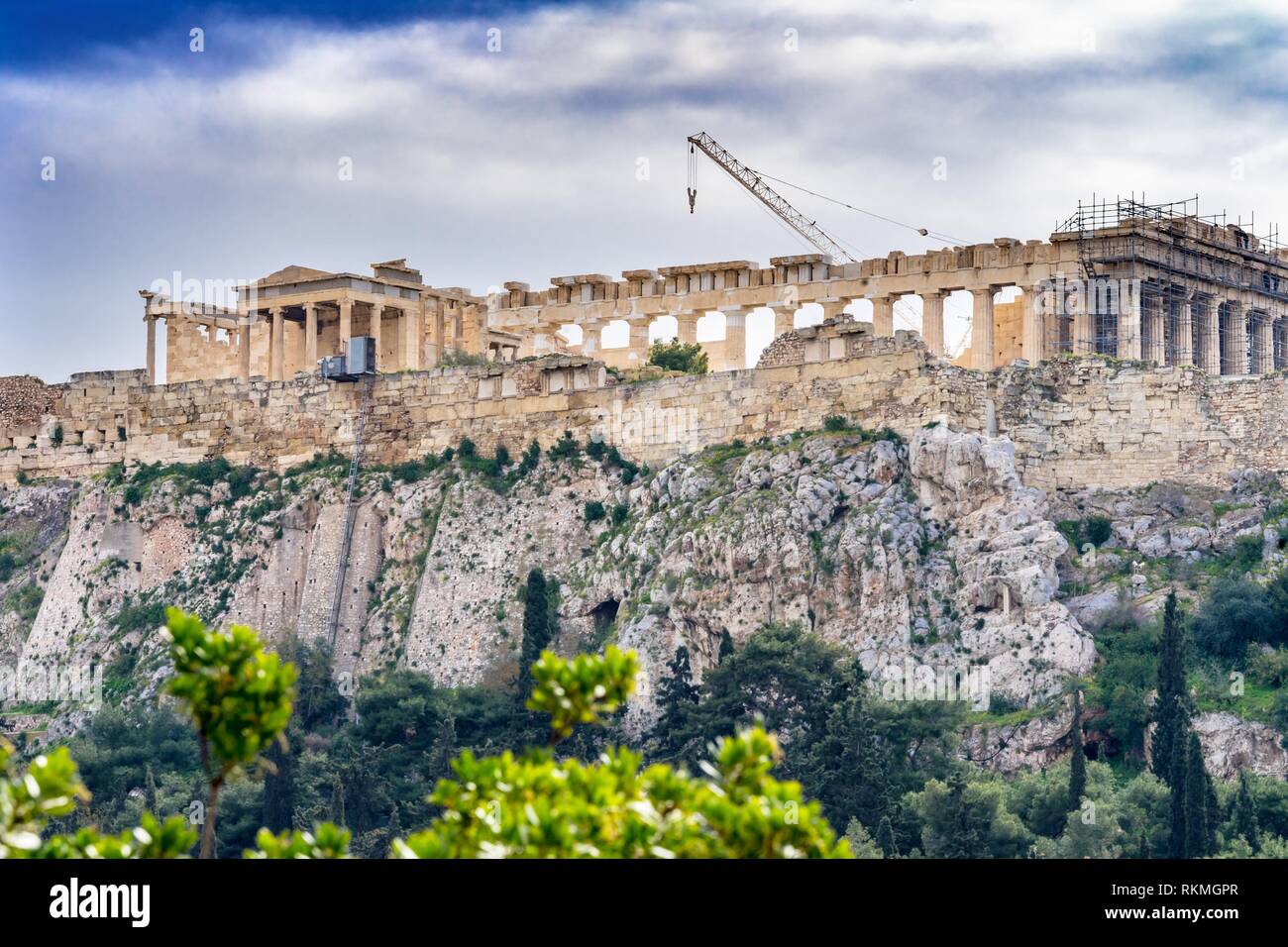 Tempel Erechtheion Parthenon Akropolis Athen Griechenland. Parthenon ...