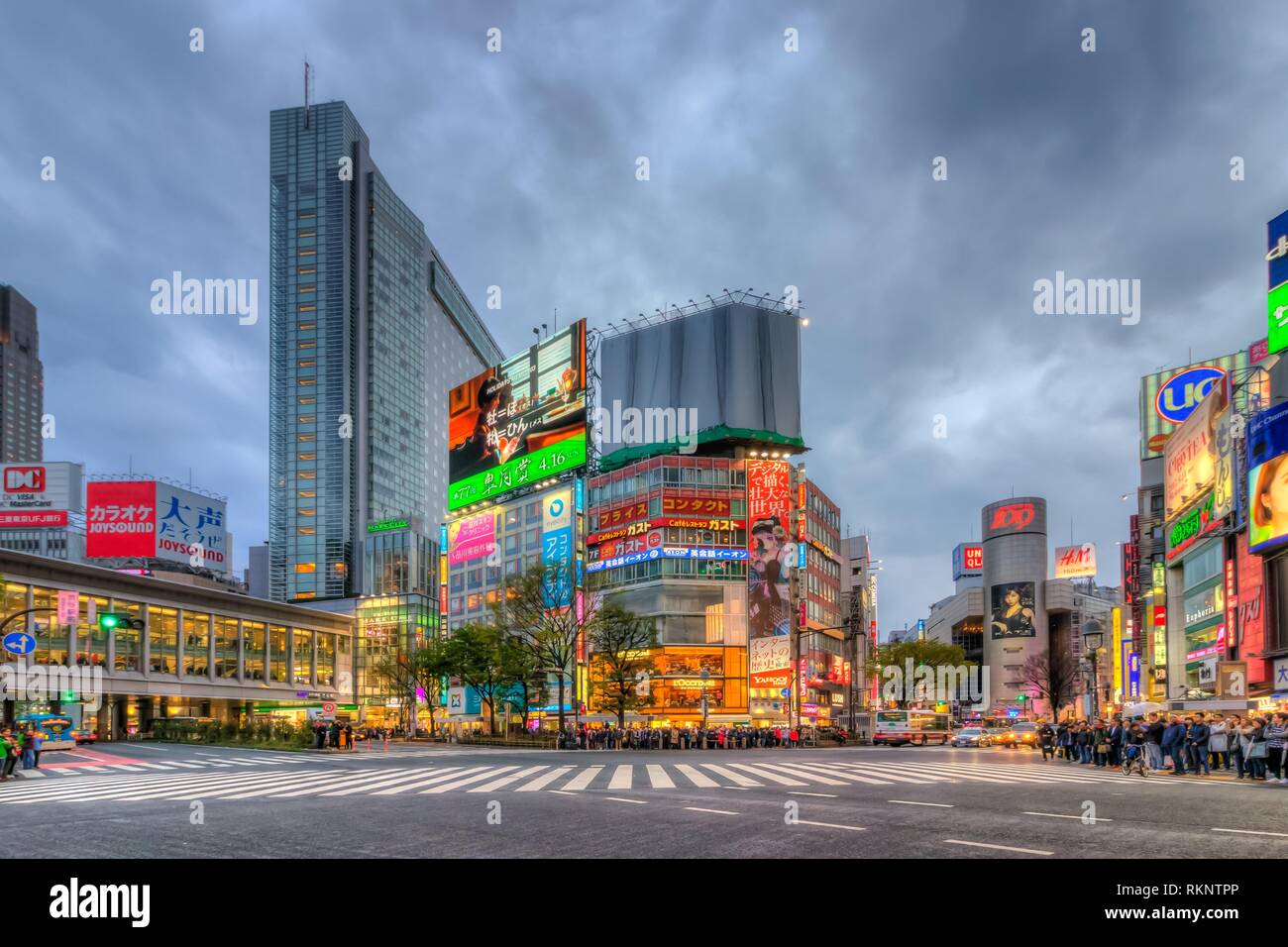 Shibuya Nacht Stockfotos und -bilder Kaufen - Alamy