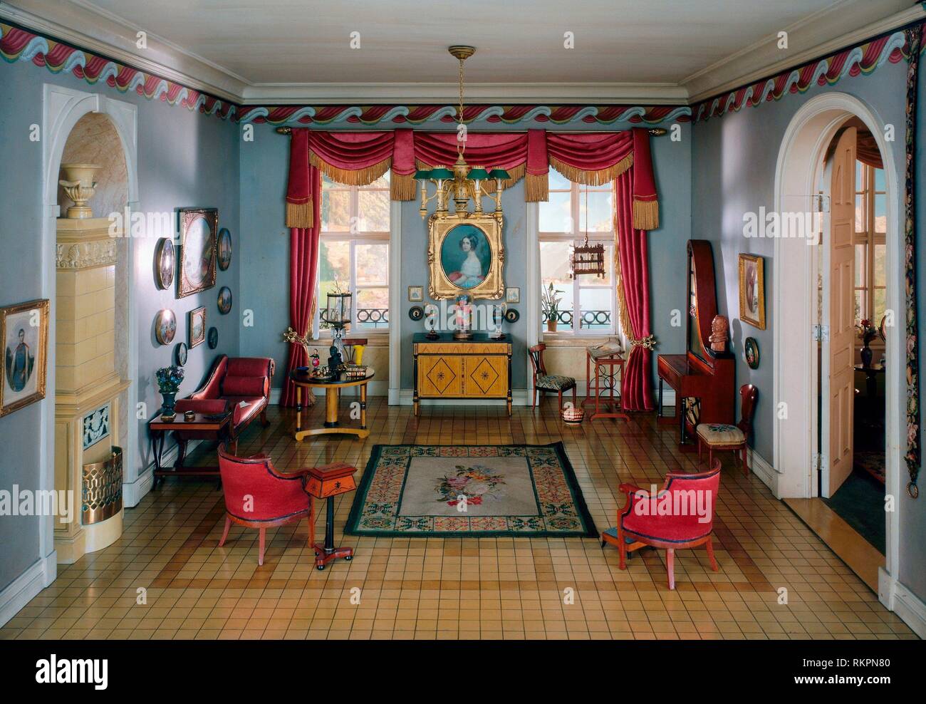 Biedermeier interior -Fotos und -Bildmaterial in hoher Auflösung – Alamy