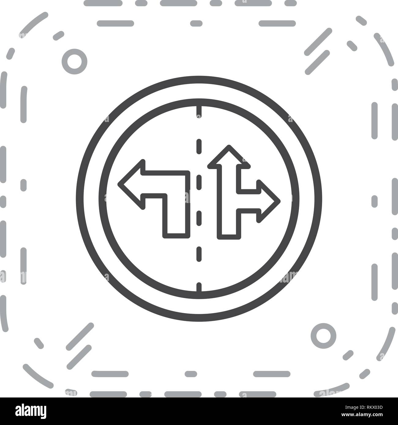 Vektor Lane Control zeichen Symbol Zeichen Symbol Vektor Illustration ...