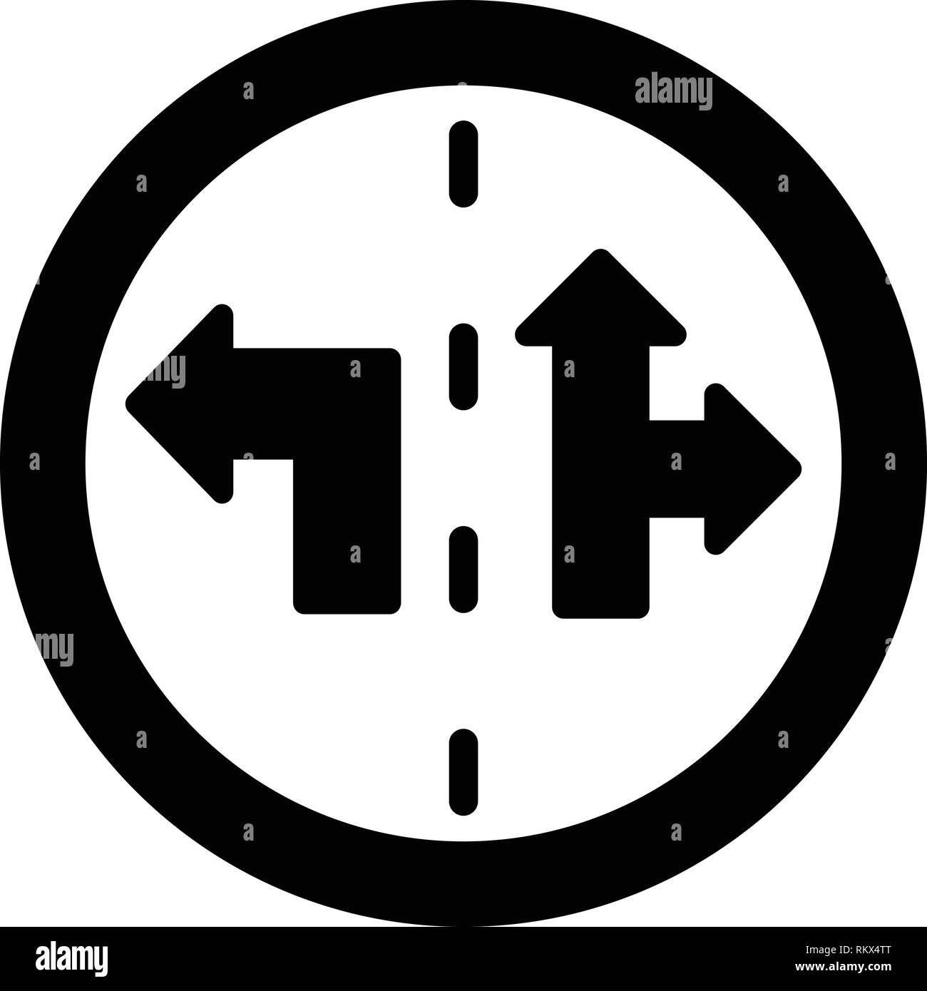 Vektor Lane Control zeichen Symbol Zeichen Symbol Vektor Illustration ...