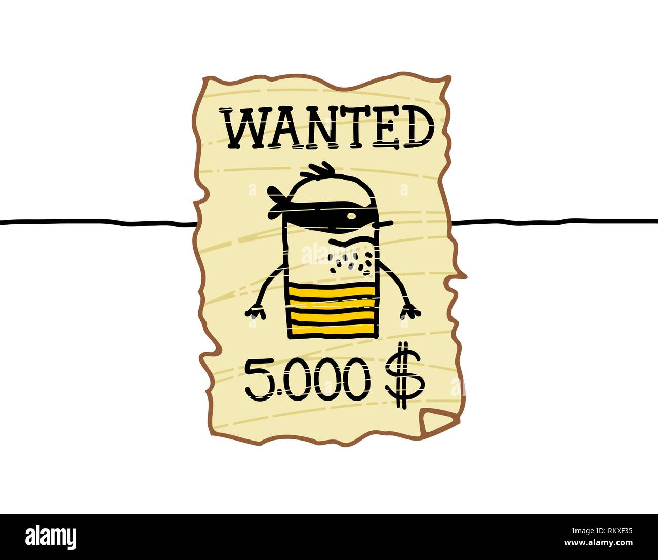 Der westliche charakter Stock-Vektorgrafiken kaufen - Alamy