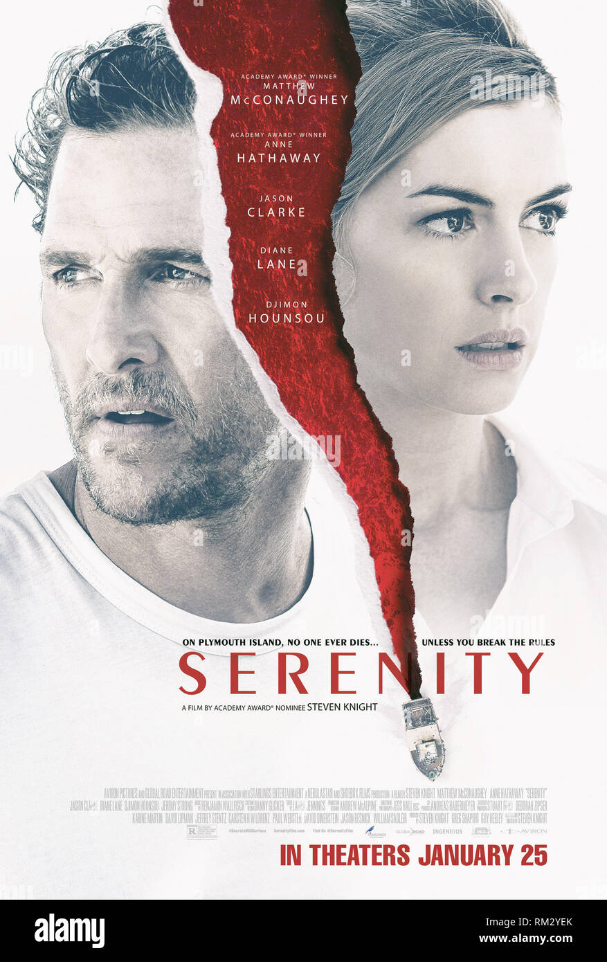Ruhe, uns Poster, von links: Matthew McConaughey, Anne Hathaway, 2019 ...