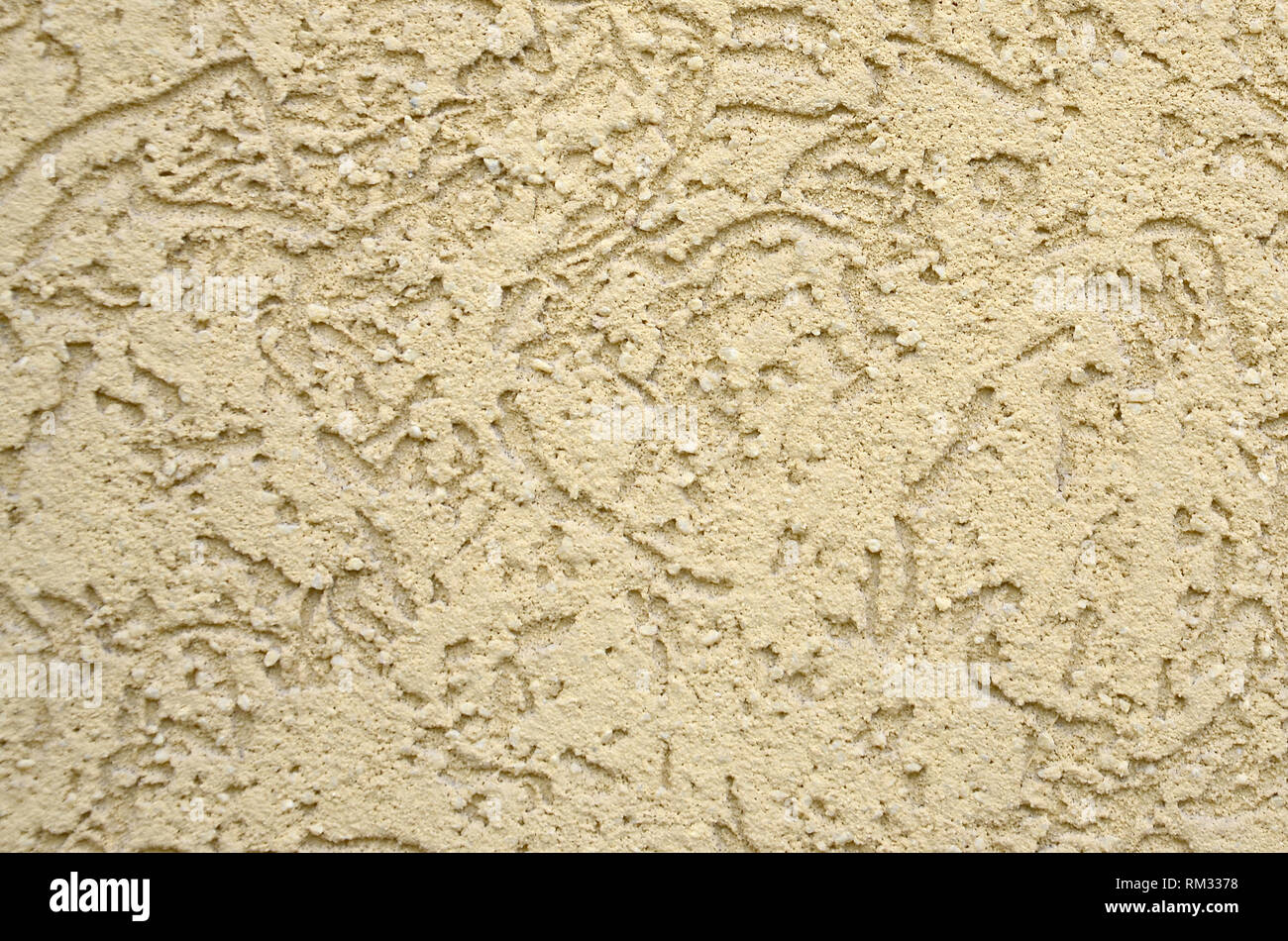 Die Textur der beige Dekorativen Putz in Borkenkäfer Stil. Russische ...