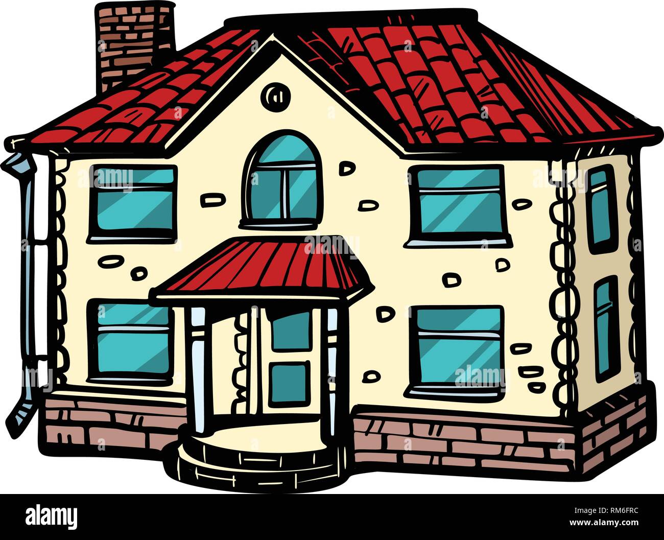 Fensterfront comic Stock-Vektorgrafiken kaufen - Alamy
